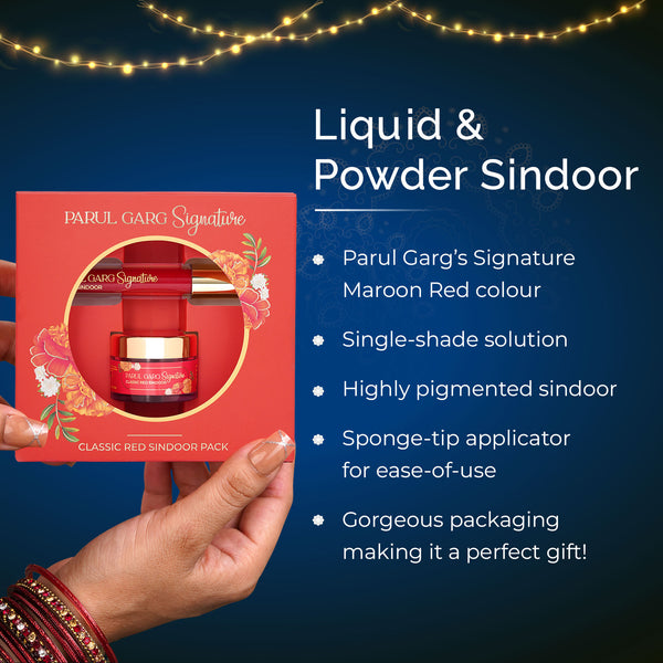 Signature Sindoor/Kumkum Pack: Liquid & Powder Sindoor