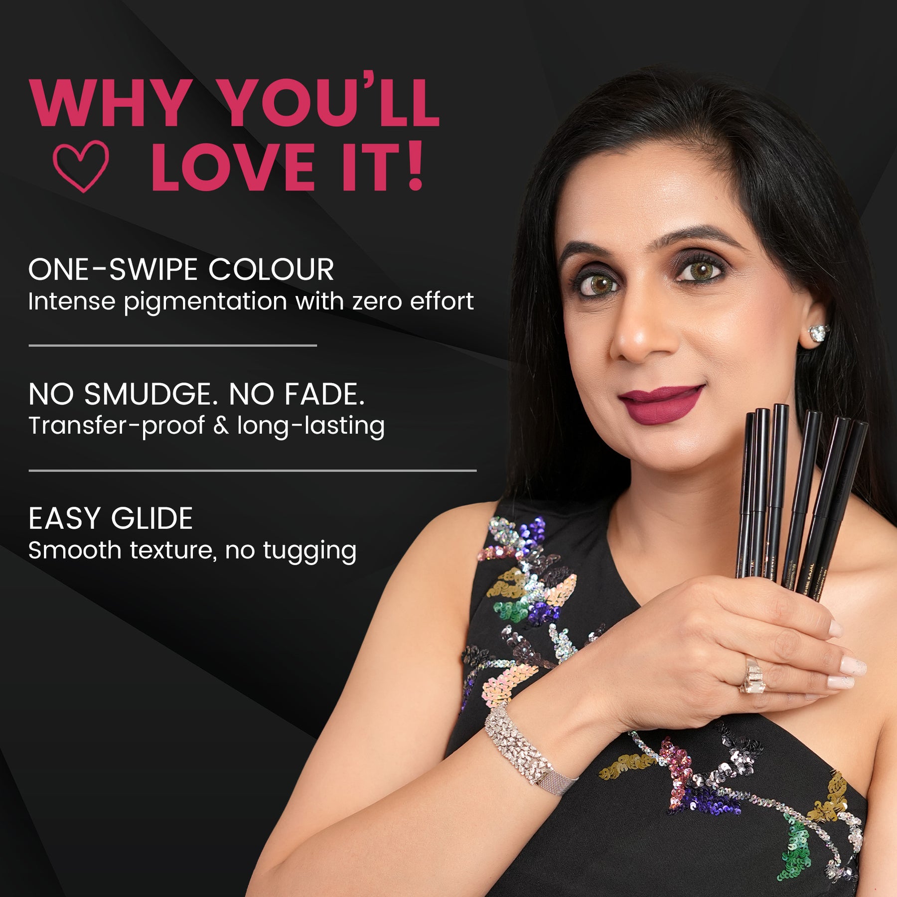 Koyal - Black Matte Bold Define Kajal